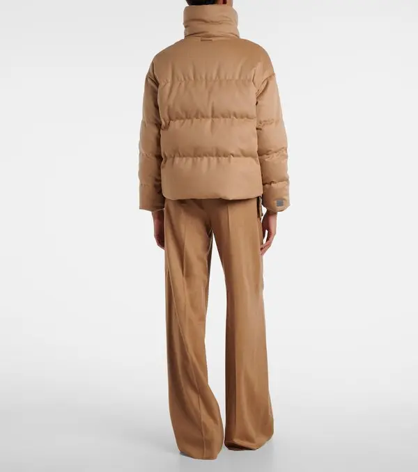 Max Mara Diego Reversible Camel Hair Down Jacket
