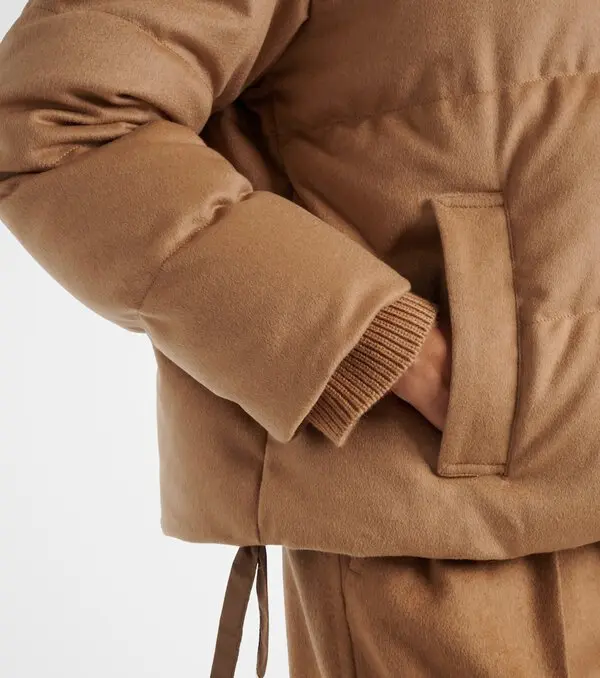 Max Mara Diego Reversible Camel Hair Down Jacket