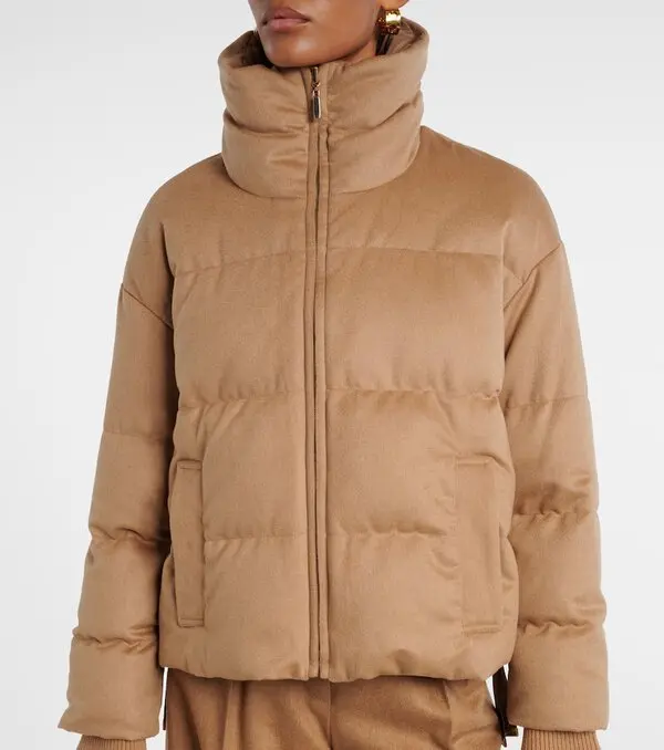 Max Mara Diego Reversible Camel Hair Down Jacket