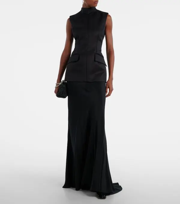 Sportmax Cilen Cotton-blend Gown