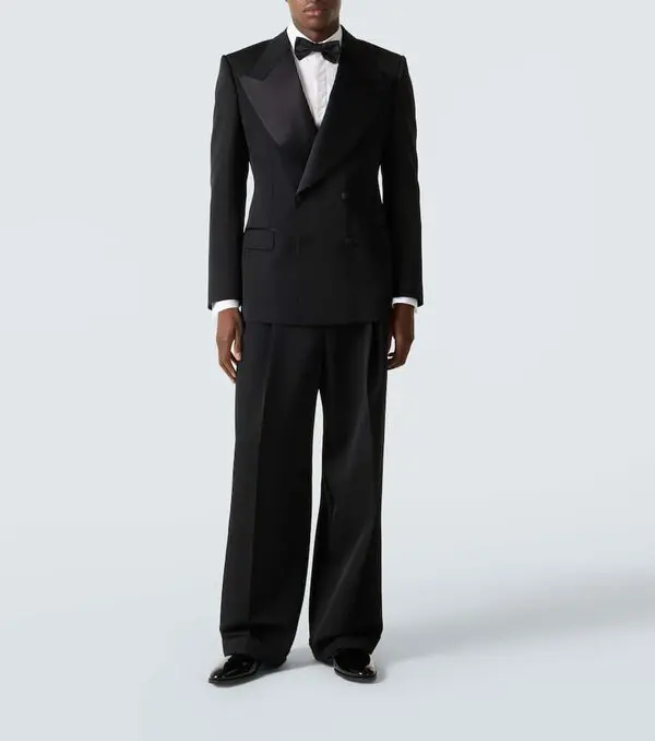 Dolce & Gabbana Wool And Silk-blend Tuxedo Jacket