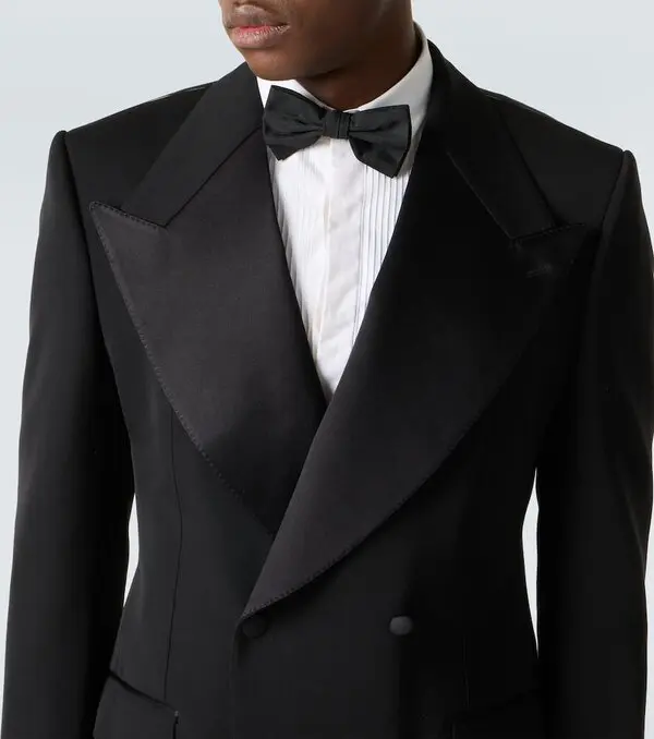 Dolce & Gabbana Wool And Silk-blend Tuxedo Jacket