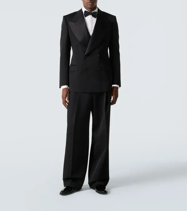 Dolce & Gabbana Wool And Silk-blend Tuxedo Jacket