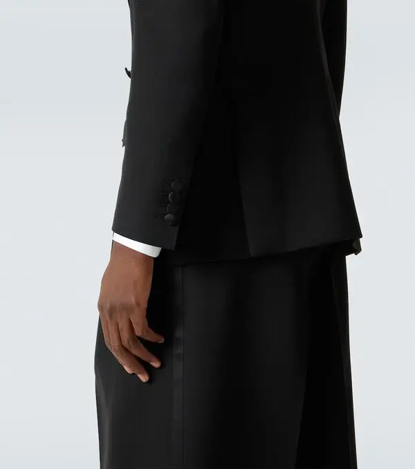 Dolce & Gabbana Wool And Silk-blend Tuxedo Jacket