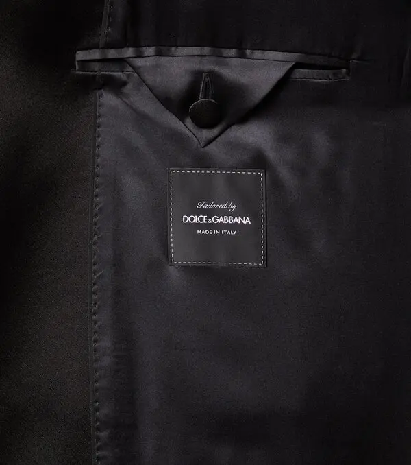Dolce & Gabbana Wool And Silk-blend Tuxedo Jacket