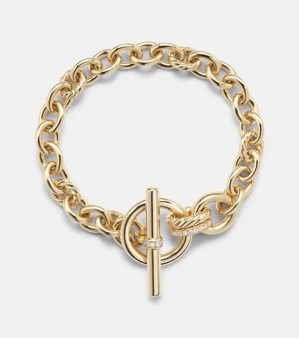 David Yurman Dy Mercer® Bracelet With Diamonds - Gold