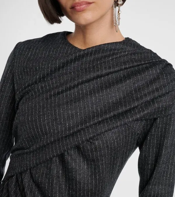 Isabel Marant Étoile Asna Chalk Stripe Top