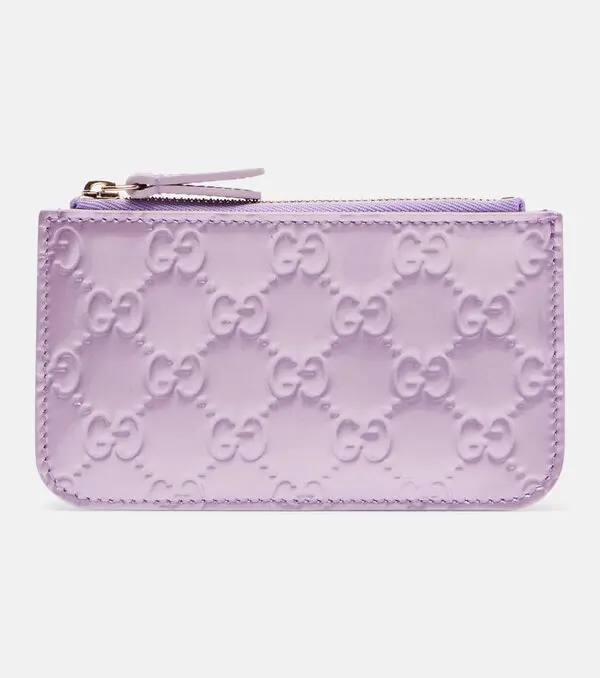 Gucci Leather Wallet - Purple