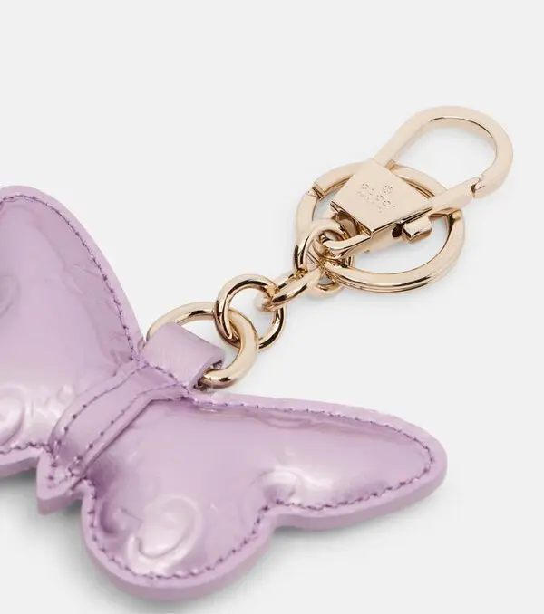 Gucci Butterfly Leather Bag Charm