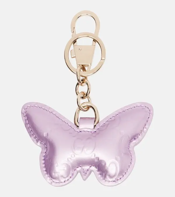 Gucci Butterfly Leather Bag Charm