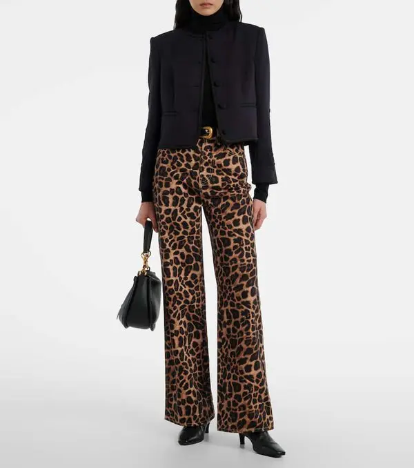 Veronica Beard Latrell Cropped Embroidered Jacket