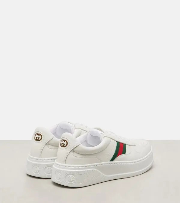 Gucci New Chunky B Leather Sneakers