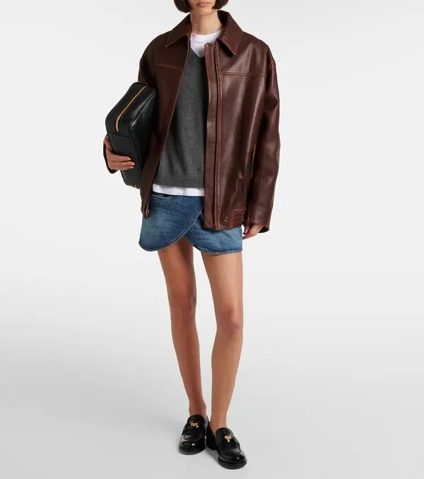 Simkhai Huntington Leather Jacket