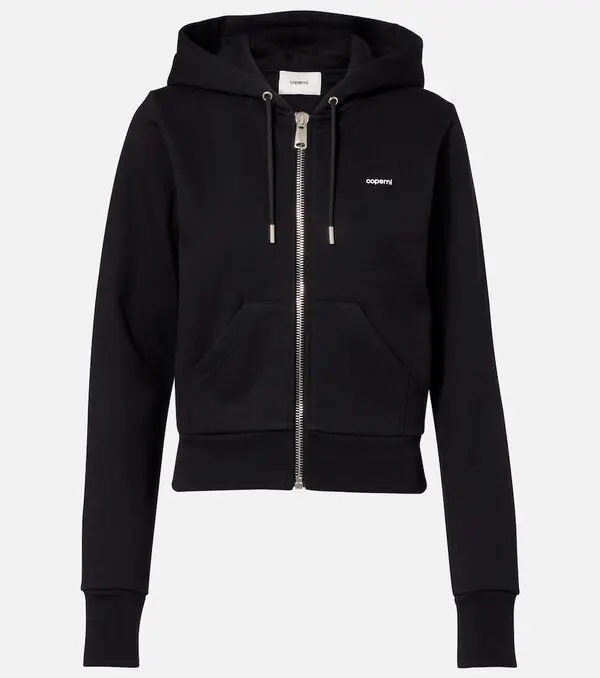 Coperni Cotton-blend Jersey Zip-up Hoodie
