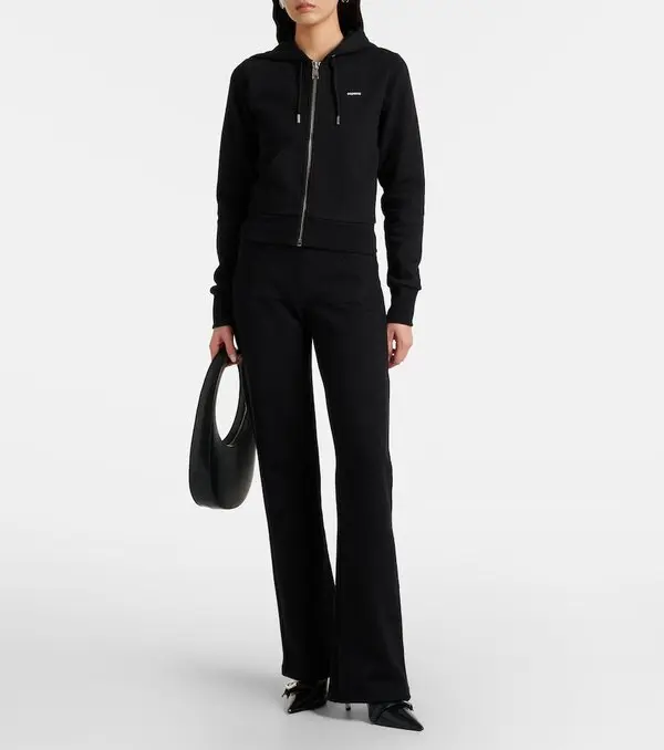 Coperni Cotton-blend Jersey Zip-up Hoodie