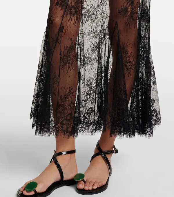 JACQUES WEI Two-piece Jersey Bodysuit And Silk Maxi Dress Set