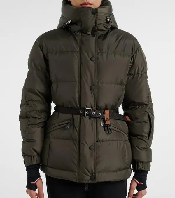 Moncler Salastrains Belted Down Ski Jacket