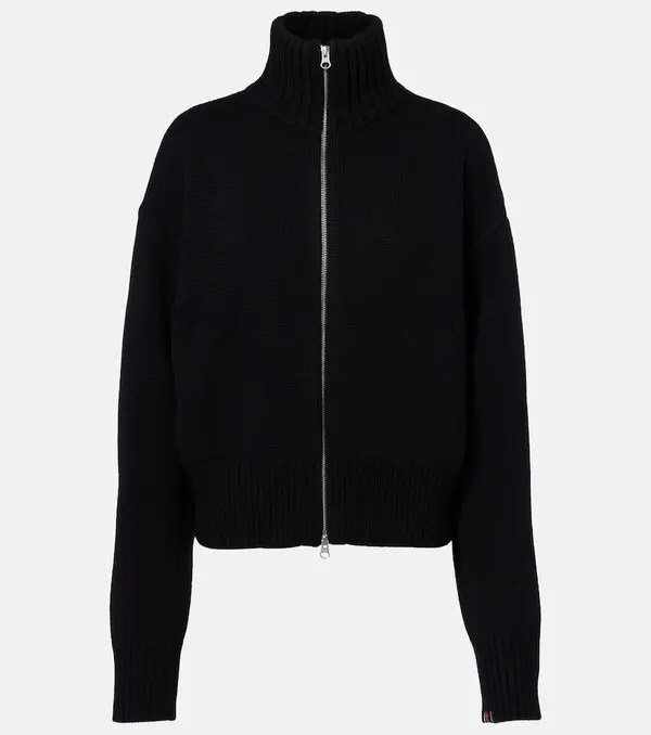 Extreme Cashmere N°438 Xtra Fab Zip-up Sweater - Black