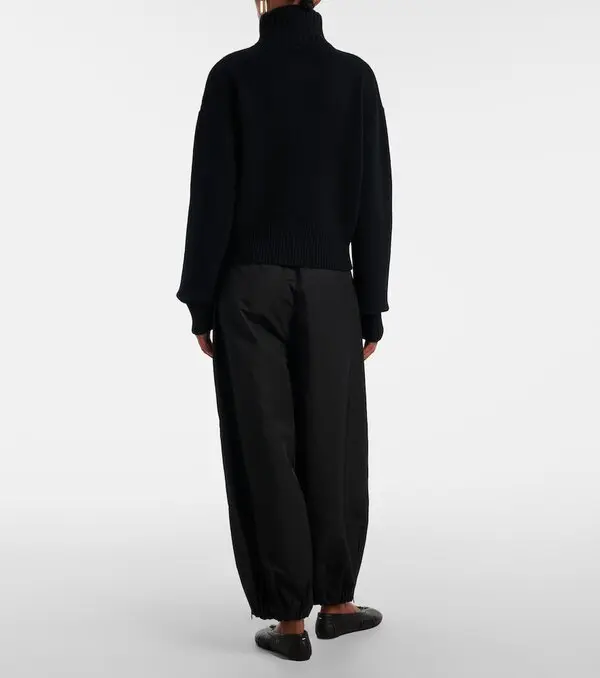 Extreme Cashmere N°438 Xtra Fab Zip-up Sweater - Black