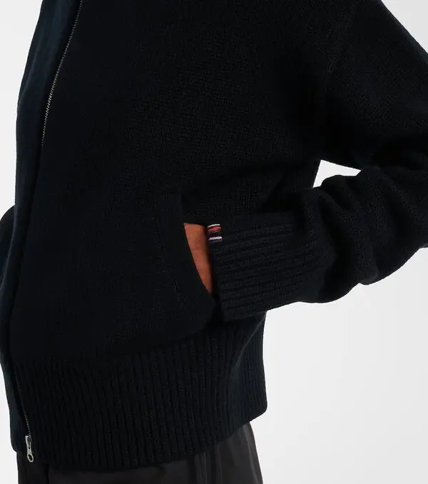 Extreme Cashmere N°438 Xtra Fab Zip-up Sweater - Black