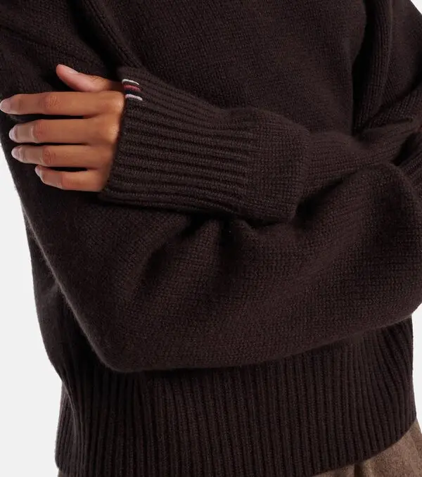 Extreme Cashmere N°434 Crop Xtra Turtleneck Sweater - Brown