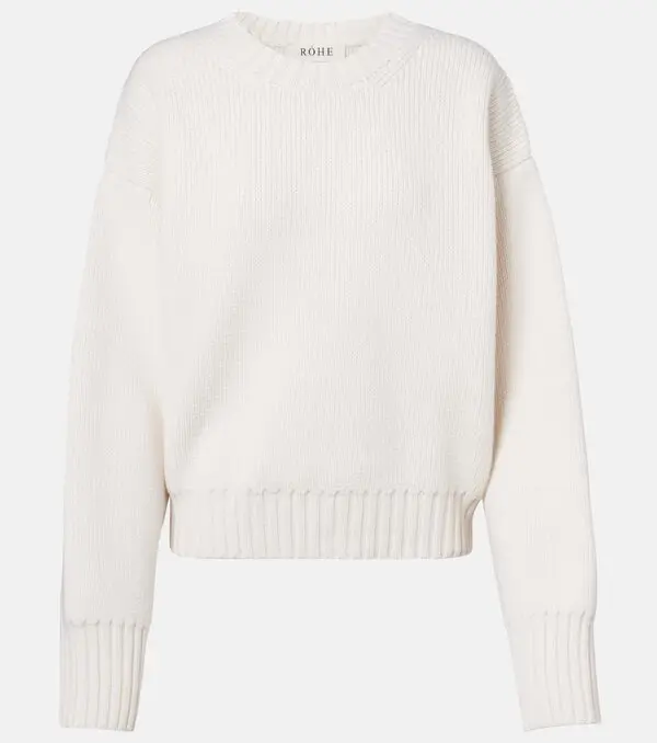 RÓHE Wool Crewneck Sweater