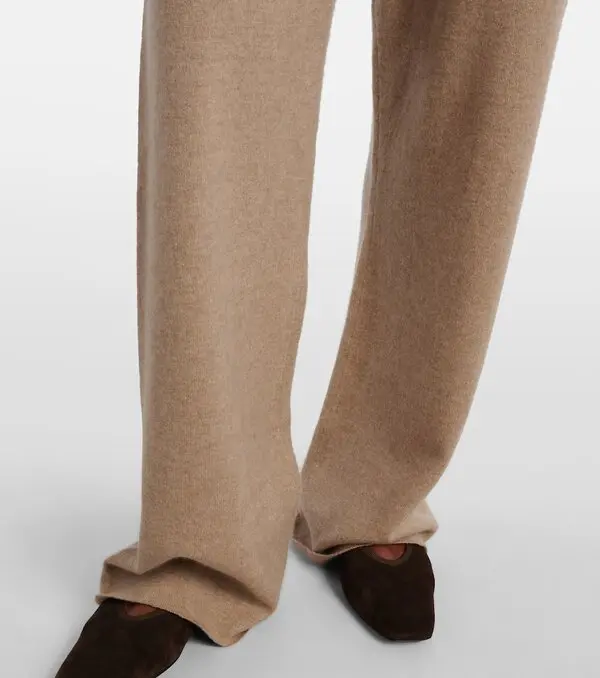 Extreme Cashmere Run Cashmere-blend Sweatpants - Beige