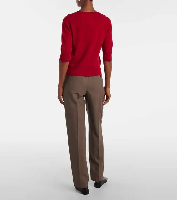 Extreme Cashmere Mel Cashmere Top - Red
