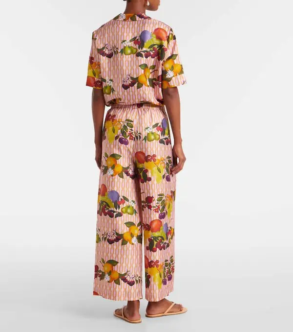 ERES Cannelle Silk Twill Wide-leg Pants