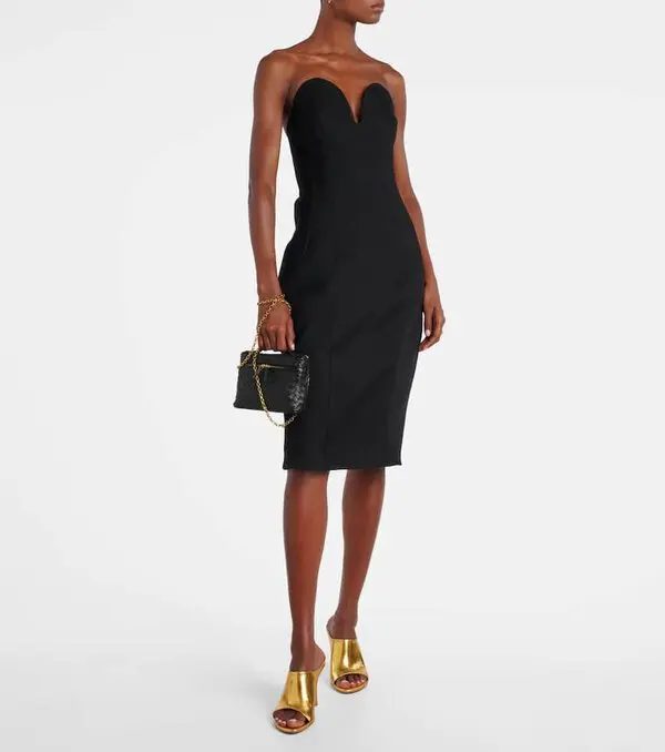 Bottega Veneta Intrecciato Leather Crossbody Bag - Black