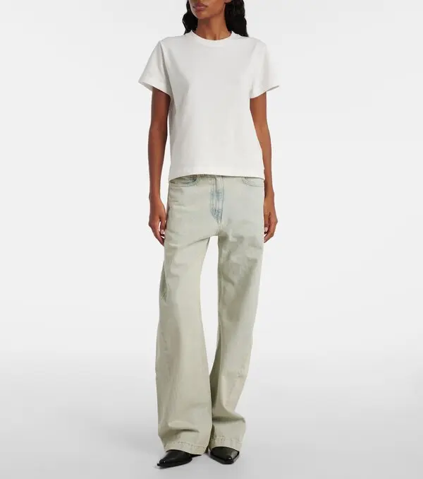 Calvin Klein Marta Cotton Jersey T-shirt - White