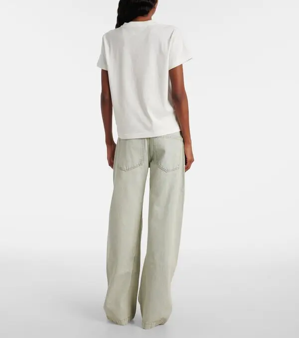 Calvin Klein Marta Cotton Jersey T-shirt - White