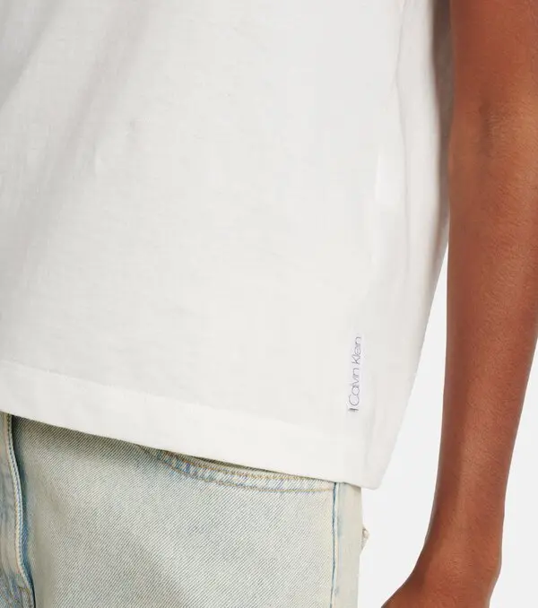 Calvin Klein Marta Cotton Jersey T-shirt - White
