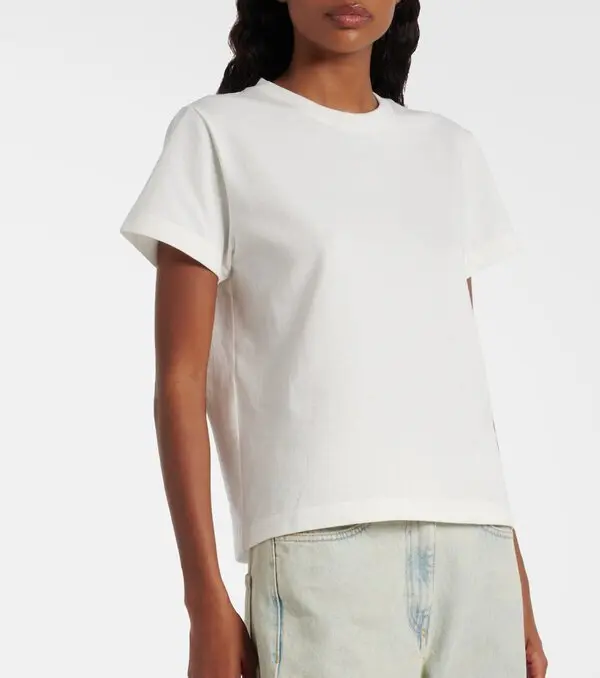 Calvin Klein Marta Cotton Jersey T-shirt - White
