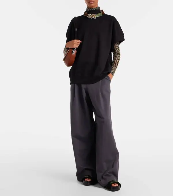 Dries Van Noten Cotton Jersey Sweatpants