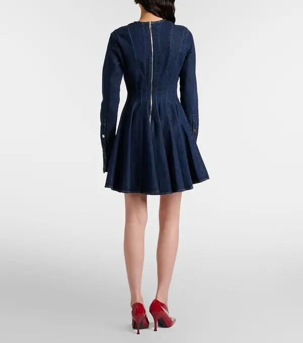 Sportmax Aereo Denim Minidress