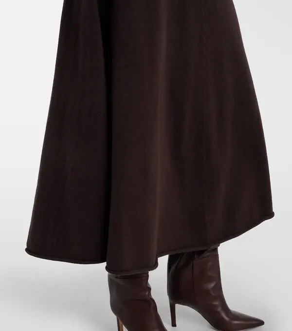 Extreme Cashmere N°388 Ease Cashmere-blend Maxi Skirt