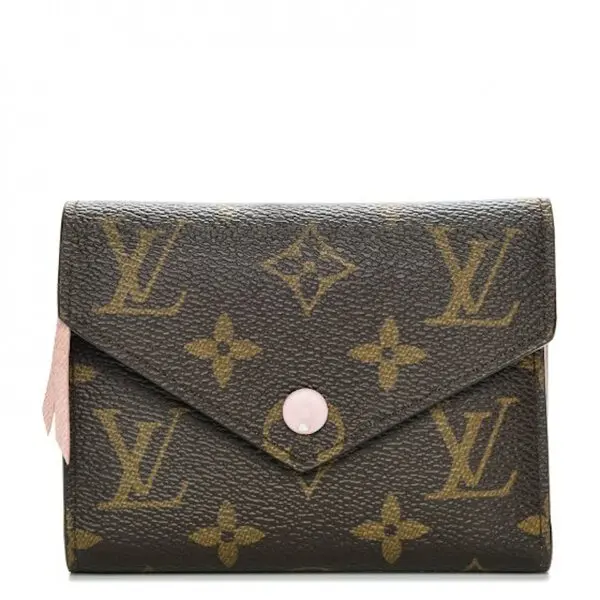 LOUIS VUITTON Wallet Victorine Monogram Rose Ballerine Lining - Multicolor