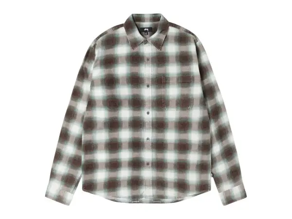 StÜssy June Plaid Shirt - Bone