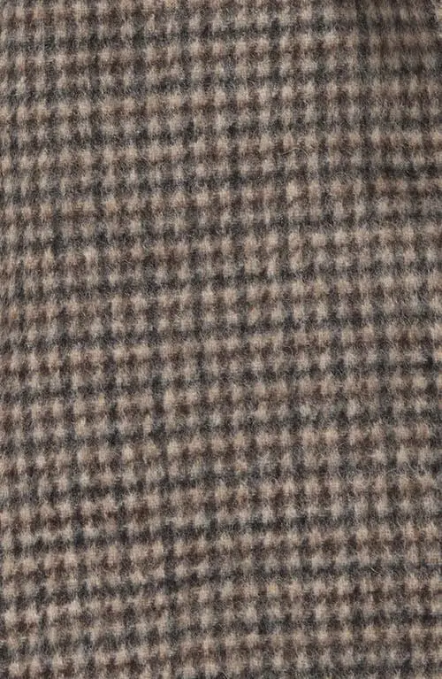 Vince Double Face Houndstooth Wool & Cashmere Scarf