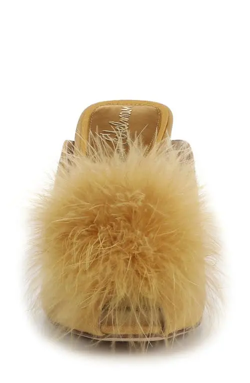 Sam Edelman Witney Feather-embellished Pumps - Deep Mustard