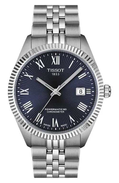 TISSOT Ballade Powermatic 80 Cosc Bracelet Watch - Blue