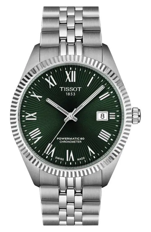 TISSOT Ballade Powermatic 80 Cosc Bracelet Watch - Green