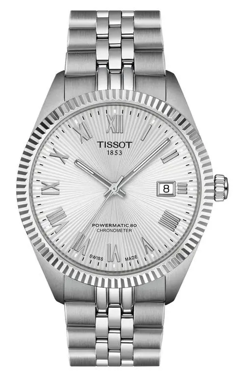 TISSOT Ballade Powermatic 80 Cosc Bracelet Watch - Silver