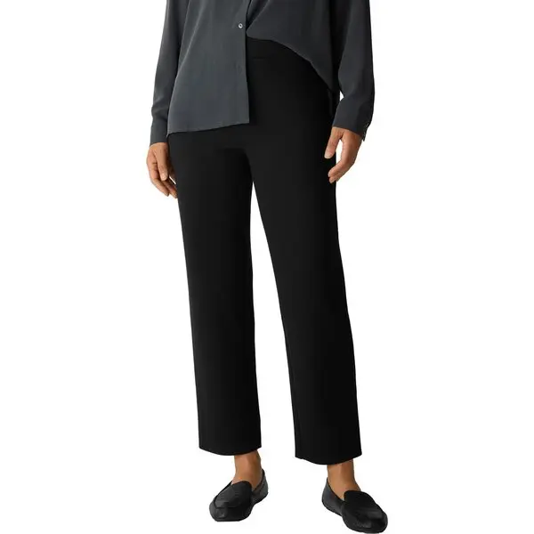 Eileen Fisher Double Knit Lantern Ankle Pants