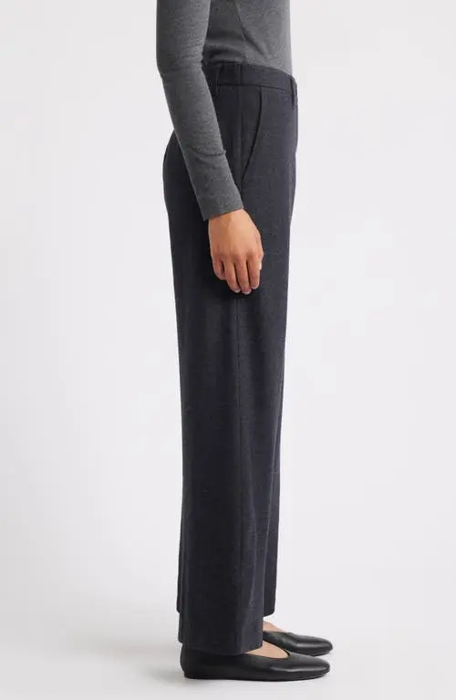 Eileen Fisher Wide Leg Virgin Wool Pants
