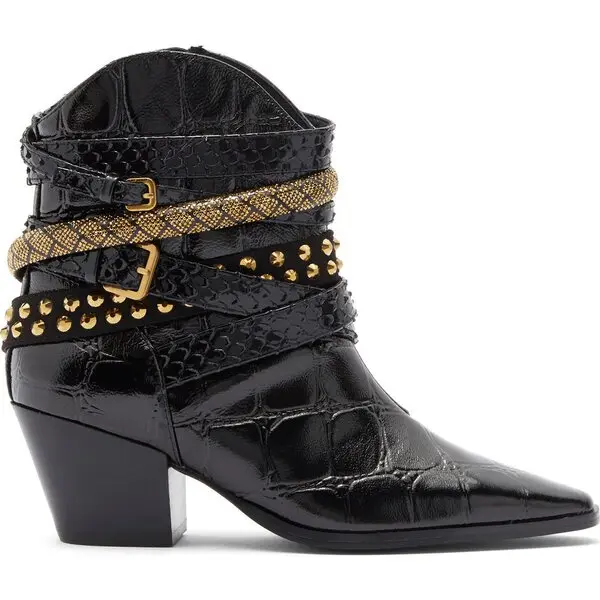Kurt Geiger Multi Strap Western Bootie
