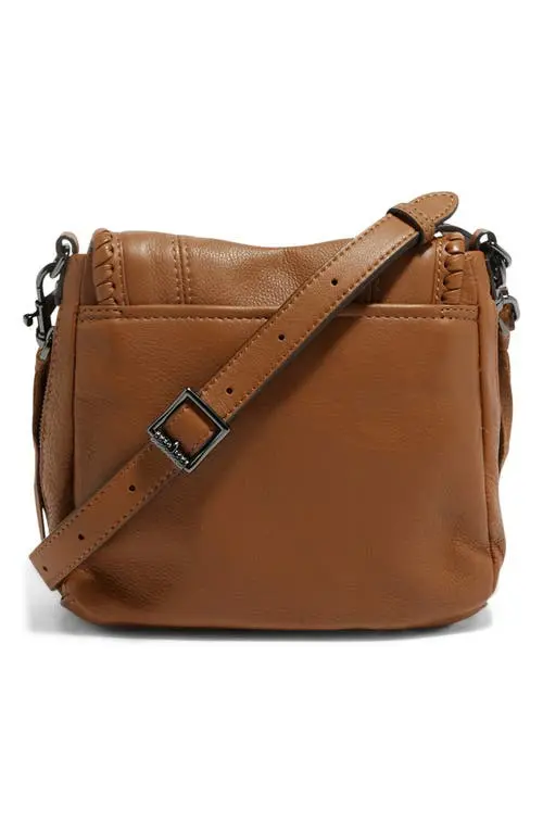 AIMEE All For Love Leather Crossbody Bag - Chestnut