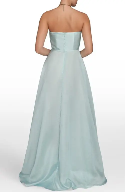Donna Karan New York Strapless Ruched Bodice Gown