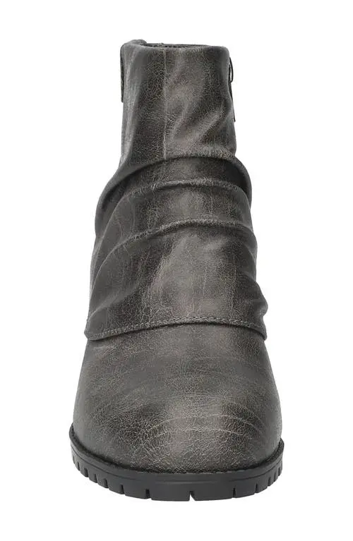 EASY WORKS BY EASY STREET Ambrose Bootie - Grey Distressed